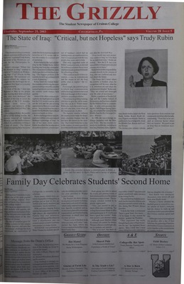 "The Grizzly, September 25, 2003" by Lindsey Fund, Lauren A. Perotti et al.