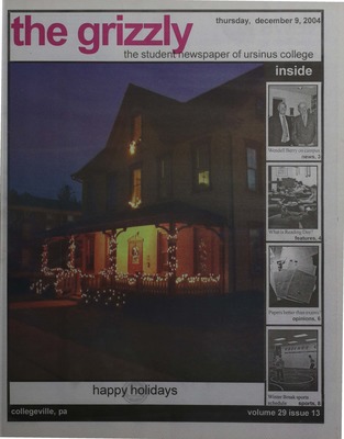 "The Grizzly, December 9, 2004" by Lauren A. Perotti, Lindsey Fund et al.