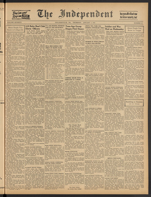 "The Independent, V. 70, Thursday, January 4, 1945, [Number: 32]" by ...