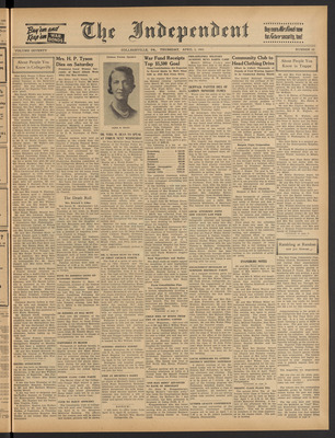 "The Independent, V. 70, Thursday, April 5, 1945, [Number: 45]" by The ...
