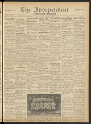 "The Independent and Montgomery Transcript, V. 80, Thursday, March 6, 1 ...