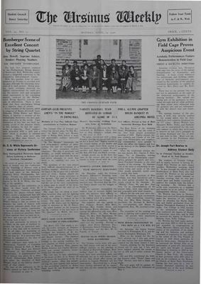 "The Ursinus Weekly, April 19, 1926" by Samuel A. Reimert and George ...